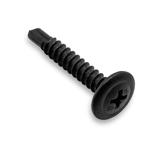 Tek Screw Wafer Head Black #8x3/4" - K&N Mobile