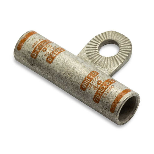 Battery Terminal - Side Post Lugs 2/0ga Flag Style - K&N Mobile